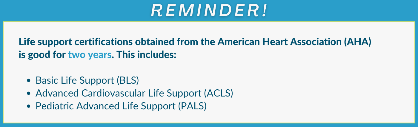 When Do My Healthcare Credentials and Certifications Expire?