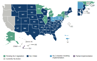 Compact State Nursing License | LeaderStat